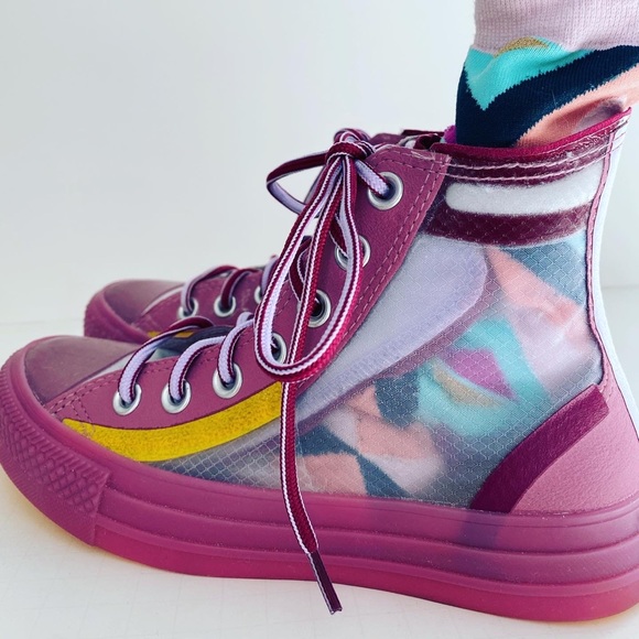 Converse | Shoes | Converse Translucent Mesh Utility High Top | Poshmark